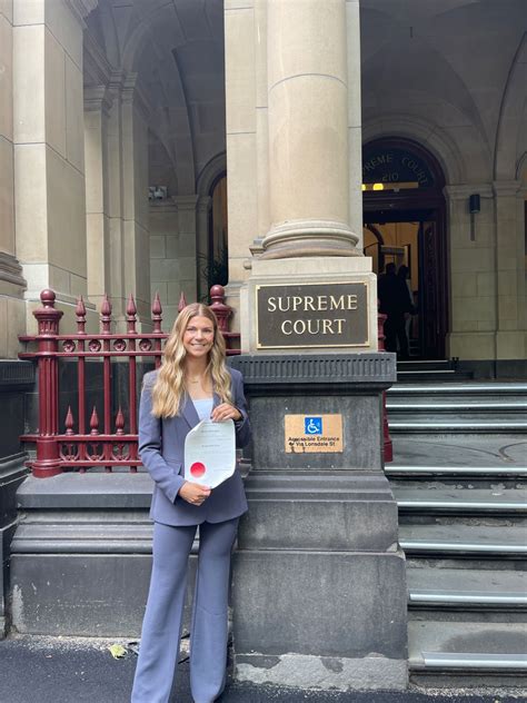 Meaghan Deane On Linkedin Yesterday I Was Admitted To The Supreme Court Of Victoria As A Lawyer