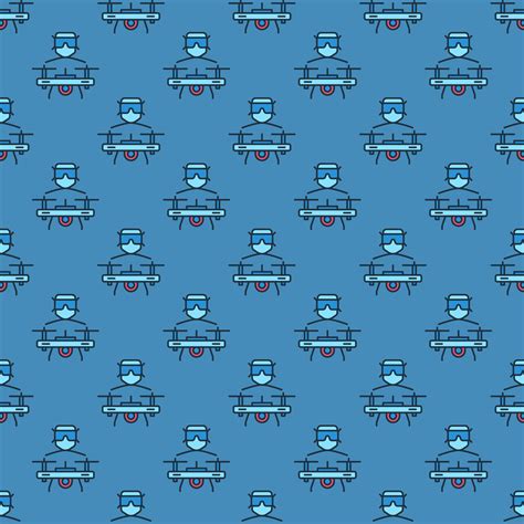 Fpv Drone With Man Vector Concept Blue Creative Seamless Pattern 35883840 Vector Art At Vecteezy