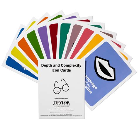 Depth And Complexity Icon Cards The Center For Depth And Complexity