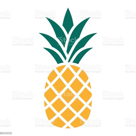 파인애플 아이콘입니다 파인애플 열대 과일 벡터 일러스트 레이 션 파인애플에 대한 스톡 벡터 아트 및 기타 이미지 파인애플 벡터 아이콘 Istock