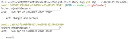 File History Breaks With Same Named Files In Different Folders Issue Gitkraken Vscode
