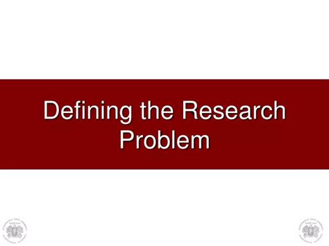 Ppt Defining The Research Problem Powerpoint Presentation Free Download Id 6020833