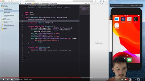 Is An Ionic Application Native Josh Morony