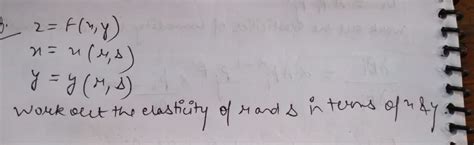 Solved Zfxyxxrsyyrsworkout The Elasticity Of R
