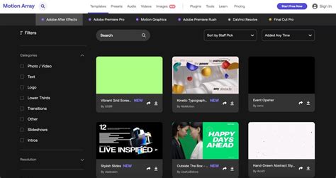 Motion Array Motion Array Free Trial Мusic Gateway