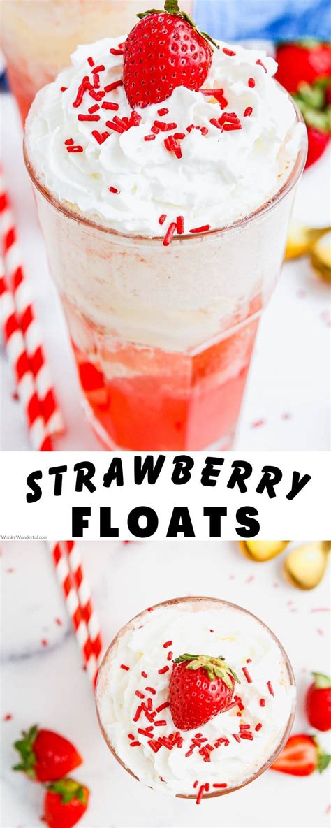 Strawberry Float Recipe Wonkywonderful