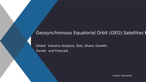 Geosynchronous Equatorial Orbit Geo Satellites Market Report Global