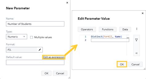 Sas Visual Analytics Exploring New Expression Based Parameter Functionality