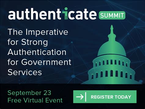 Authenticate Virtual Summit The Imperative For Strong Authentication