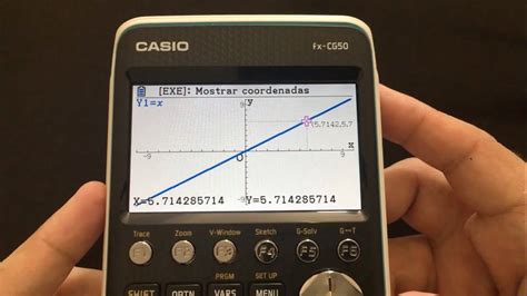 Tutorial Casio Fx CG50 Graficar Una Funcion Y Evaluarla YouTube