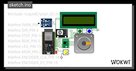 Rotator Clean WIP Wokwi ESP STM Arduino Simulator
