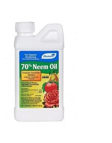 Monterey Monterey 70 Neem Oil Conc Pint Rasa Garden Supply Company