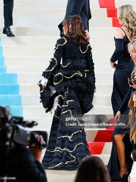 Jenna Ortega Is Seen Attending The 2023 Met Gala Celebrating Karl
