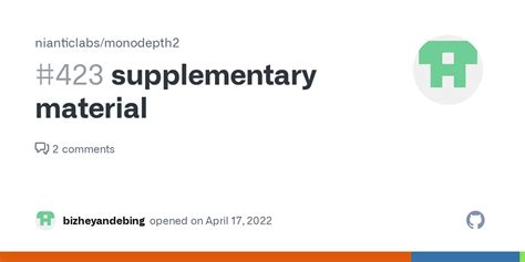 Supplementary Material · Issue 423 · Nianticlabs Monodepth2 · Github