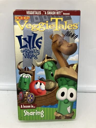 Veggietales Lyle The Kindly Viking Vhs 2001 Preloved Free