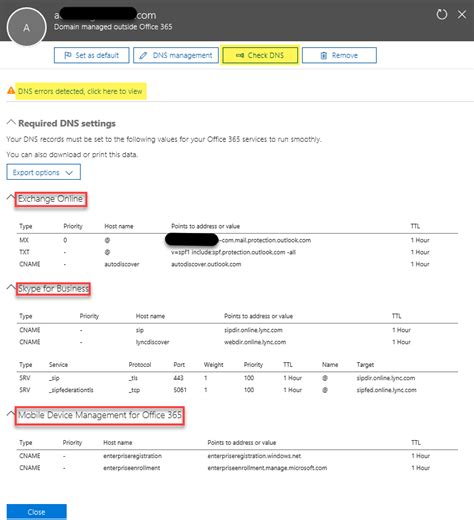 Set Office 365 Domain Purpose Via Admin Center