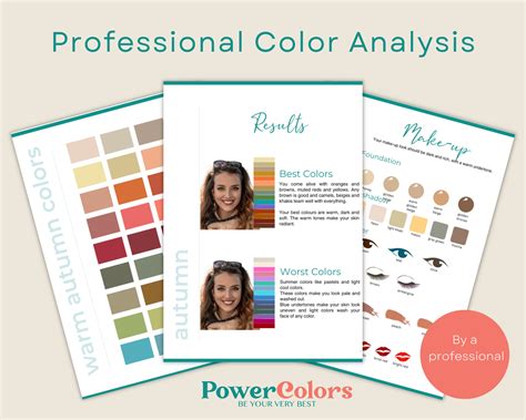 Personal Color Analysis Etsy