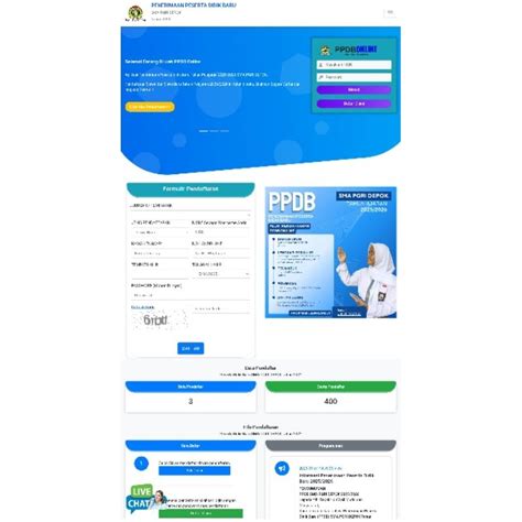 Jual Source Code Web Ppdb Sekolah 2025 Shopee Indonesia