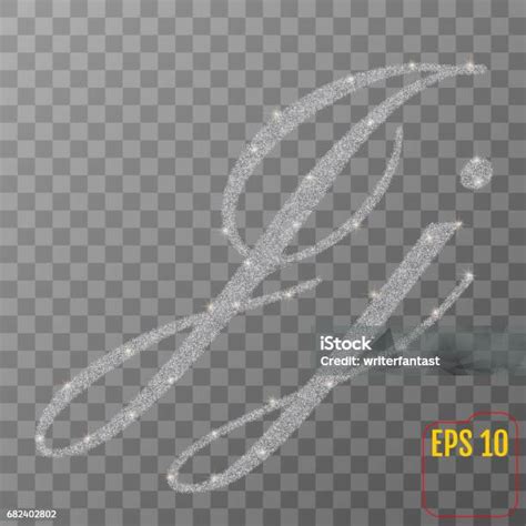 실버 반짝이 가루 J 손에 그린 투명 배경 스타일 글꼴 유형 편지 J 대문자입니다 벡터 일러스트입니다 0명에 대한 스톡 벡터 아트 및 기타 이미지 Istock