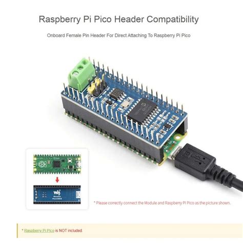 Waveshare For Raspberry Pi Pico Can Bus Module B Enabling Long Range Raspberry Pi