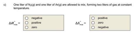 solved for the given processes determine if ΔΗ rxn and