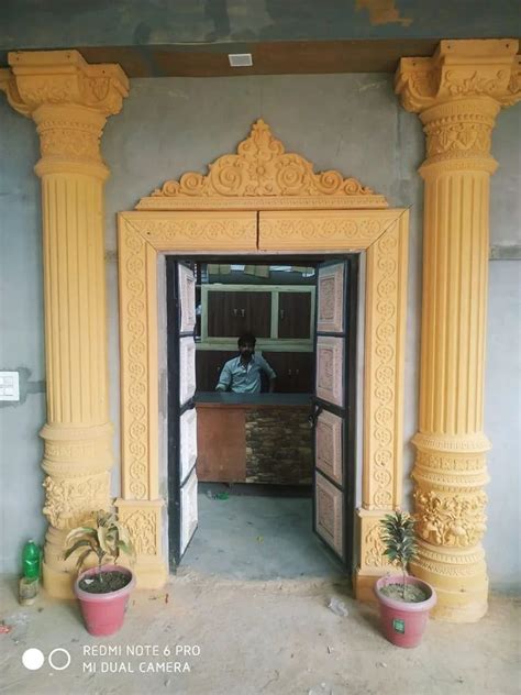 Moulded Golden Grc Column 35 Mm At ₹ 600sq Ft In Bhinder Id