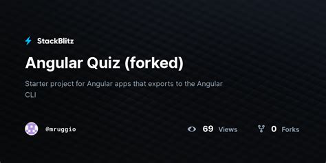 angular quiz forked stackblitz