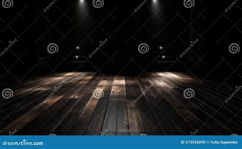 Black Stage Background. Illustration AI Generative Stock Illustration ...