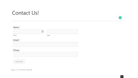 How To Create An Email Subscription Form In Wordpress