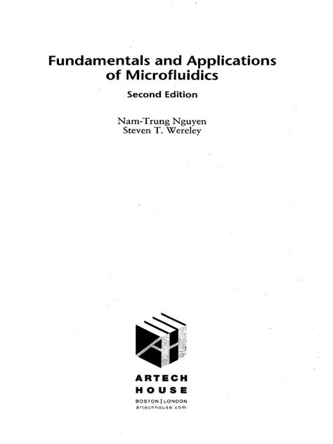 Microfluidics Theory And Applications Pdf Microfluidics Fluid