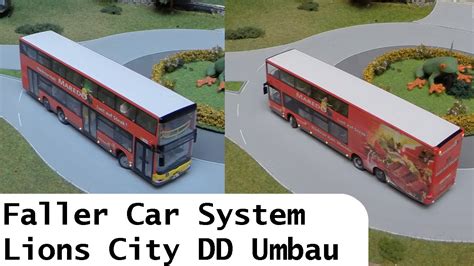 Faller Car System Doppeldecker Bus Man Lions City Umbau Carduino Youtube