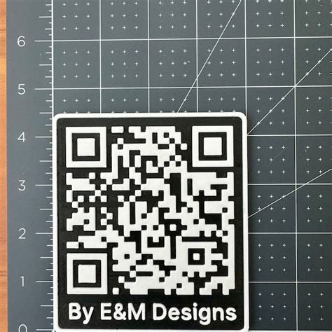 3d print wifi qr code etsy
