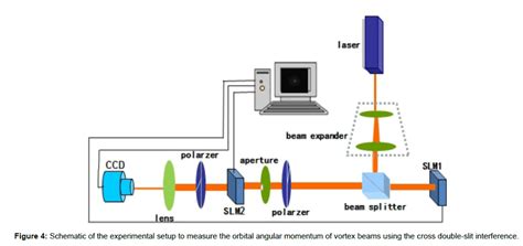 Measuring The Topological Charge Of Vortex Beams By The Cross Double