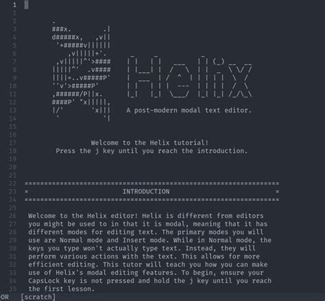 a walkthrough on helix — a post modern modal text editor r helixeditor
