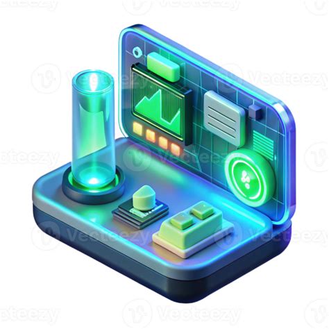 Beautiful Artistic A Holographic Interface Displaying Complex Data And Diagrams Glowing With