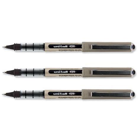 Pack Of Three Uniball Eye Fine Ub 157 Pens Black Wilko