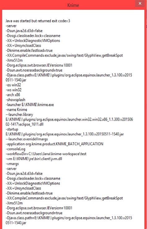 Data Mining Knime Invoking Knime Workflow From Java Application