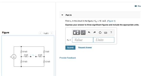 Solved I Rev Part A Find V In The Circuit In The Figure If Chegg