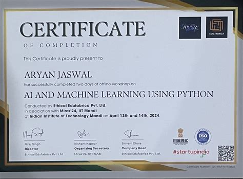 aryan jaswal on linkedin ai machinelearning python iitmandi