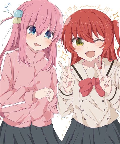 Gotoh Hitori And Kita Ikuyo Bocchi The Rock Drawn By Torikoboshi Danbooru