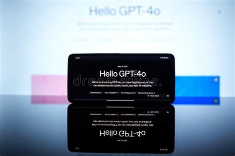 app of chatgpt gpt 4o displayed in an smartphone screen gpt 4o is a