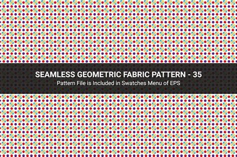 Premium Vector Seamless Geometric Fabric Pattern