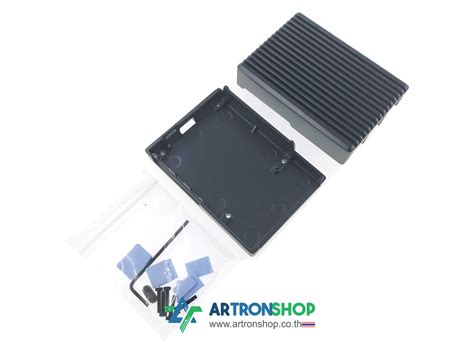 เคส Raspberry Pi 5 อลูมิเนียม ระบายความร้อน B Artronshop บอร์ด