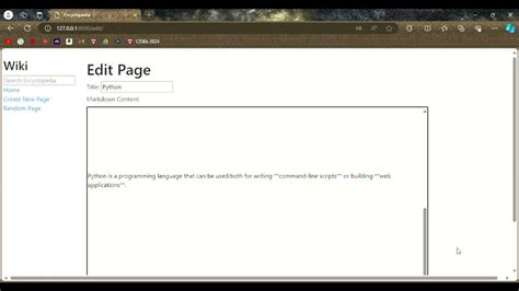 Cs50s Web Programming With Python And Javascript Project 1 Youtube