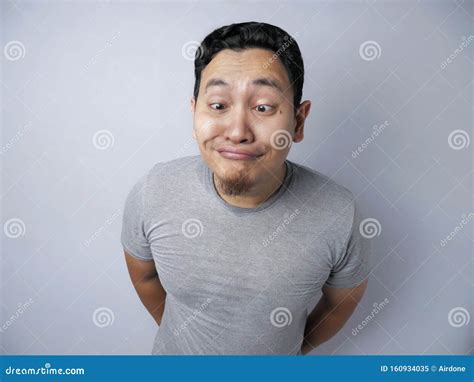 Funny Asian Man Smiling Stock Image Image Of Funny 160934035