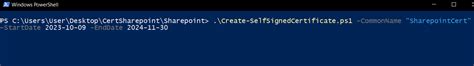 How To Create A Self Signed Certificate For Sharepoint Authentication Via Azure Ad Community