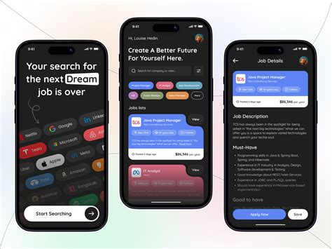 best 13 job finder mobile app uiux design job finding app uiux