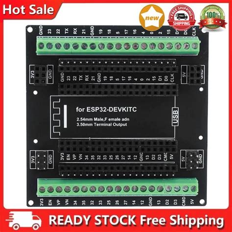 3 Types Outputs Gpio Expansion Module For Esp32 Devkitc Esp Wroom 32 £8