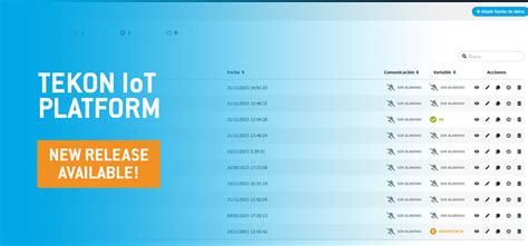 Tekon IoT Platform Release Tekon Electronics