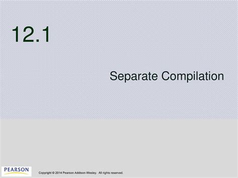 separate compilation and namespaces ppt download
